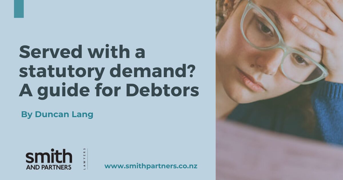 How do you respond to a statutory demand?