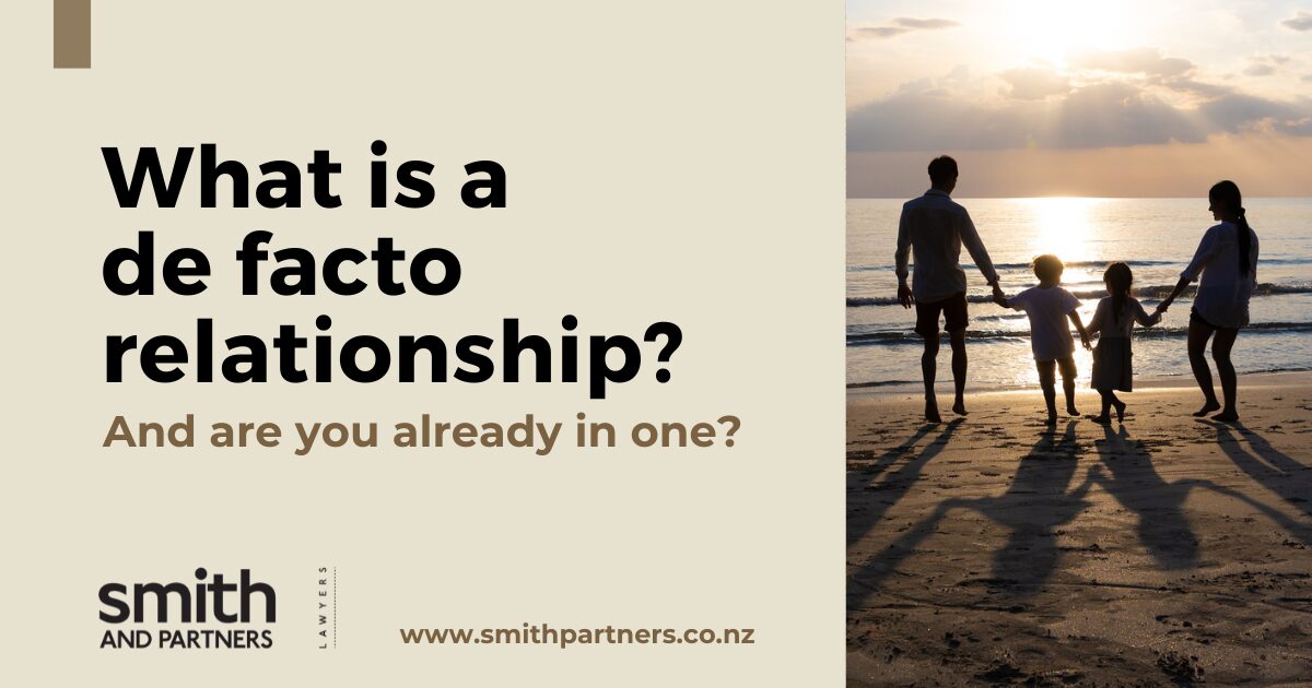 What is a de facto relationship? » Smith and Partners Lawyers