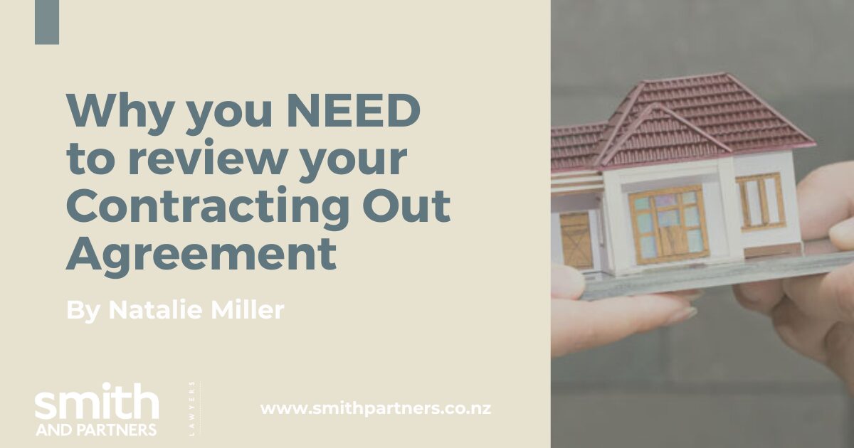 Why You NEED To Review Your Contracting Out Agreement