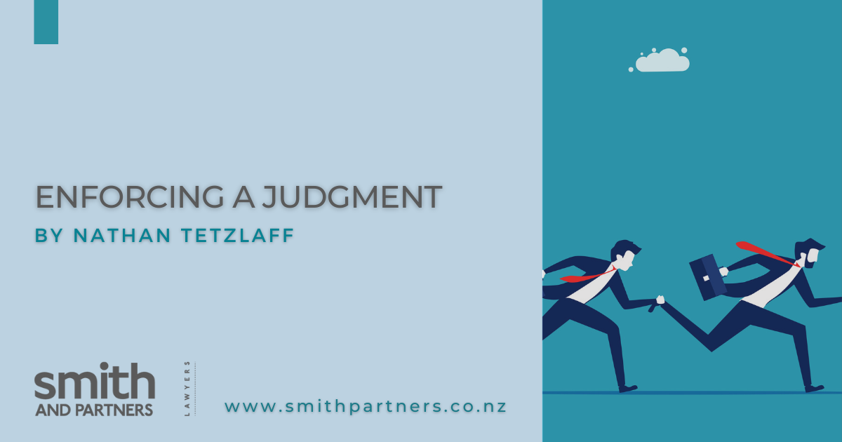 Enforcing a Judgment - Smith and Partners Lawyers