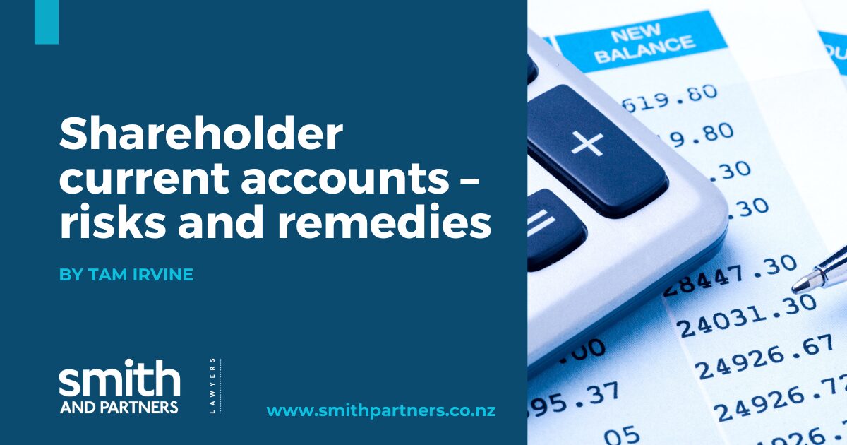 Shareholder current accounts – risks and remedies